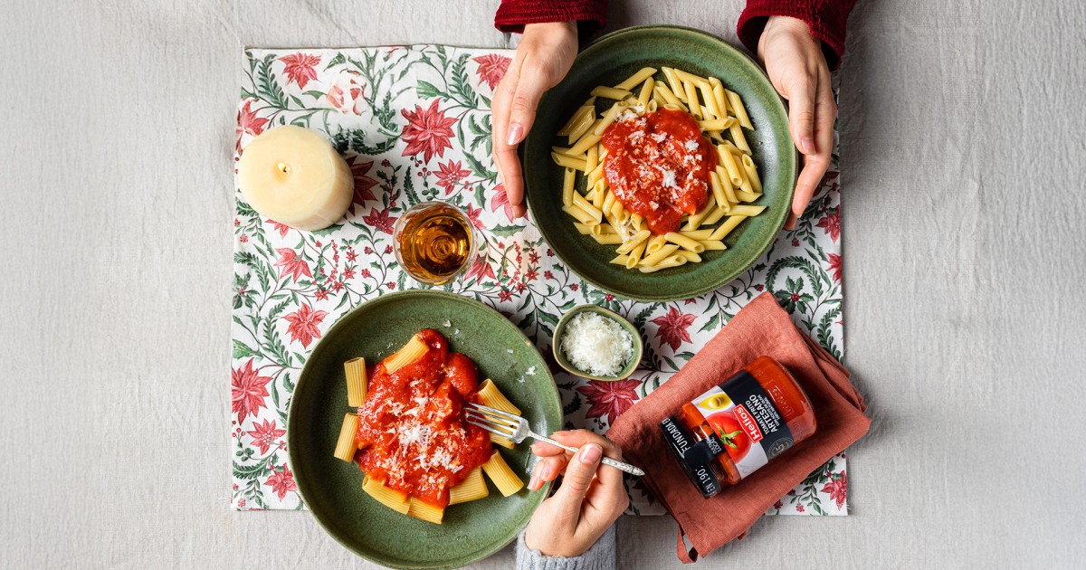 Todos los tipos de pasta combinan bien con Helios - Helios
