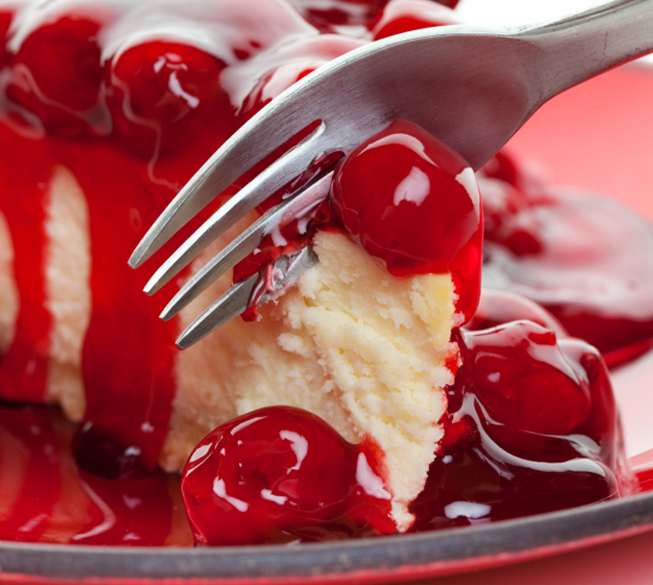 Tarta de cuajada con mermelada de cereza - Helios