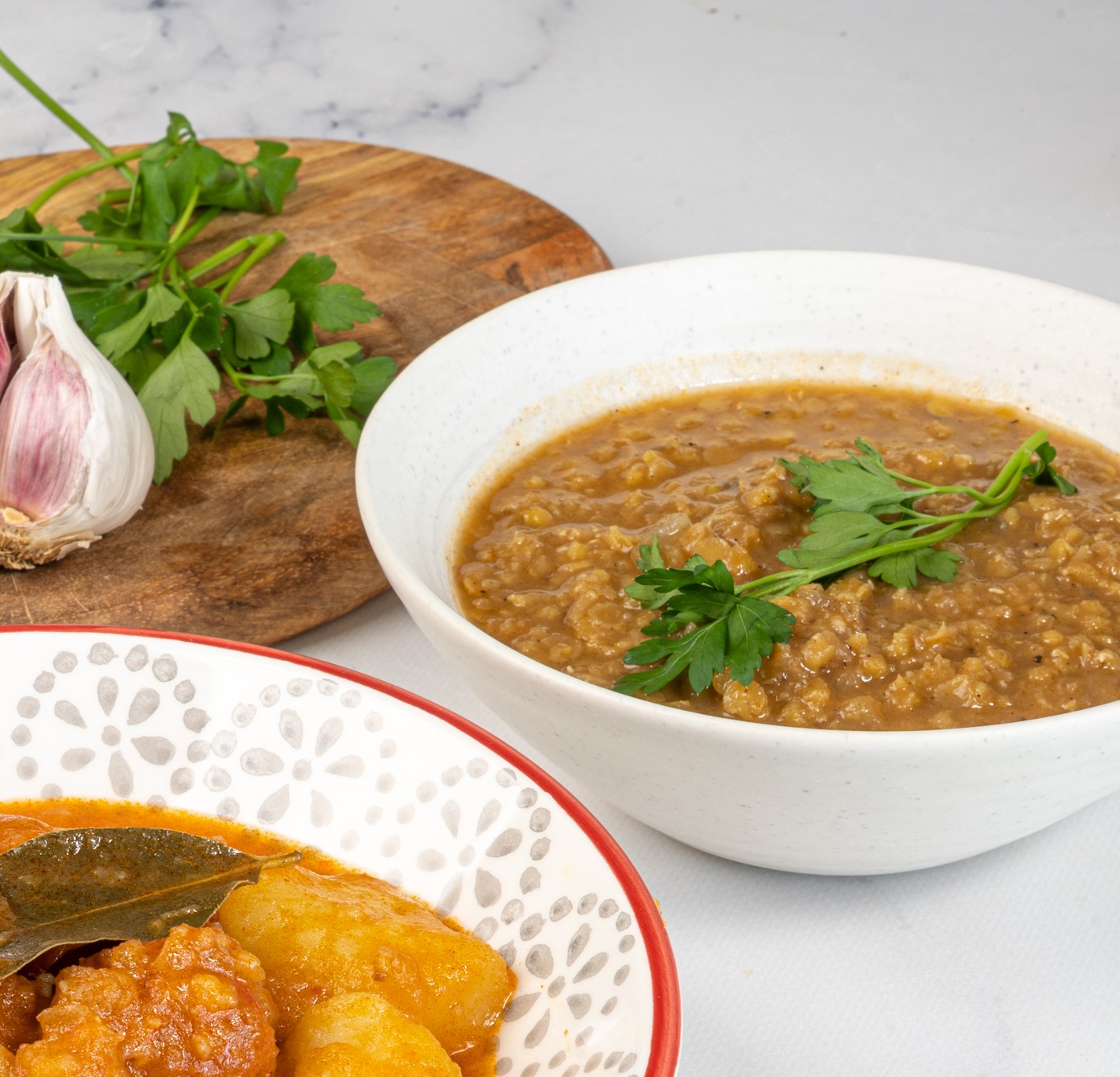Sopa de lenteja roja con tomate triturado natural Helios - Helios